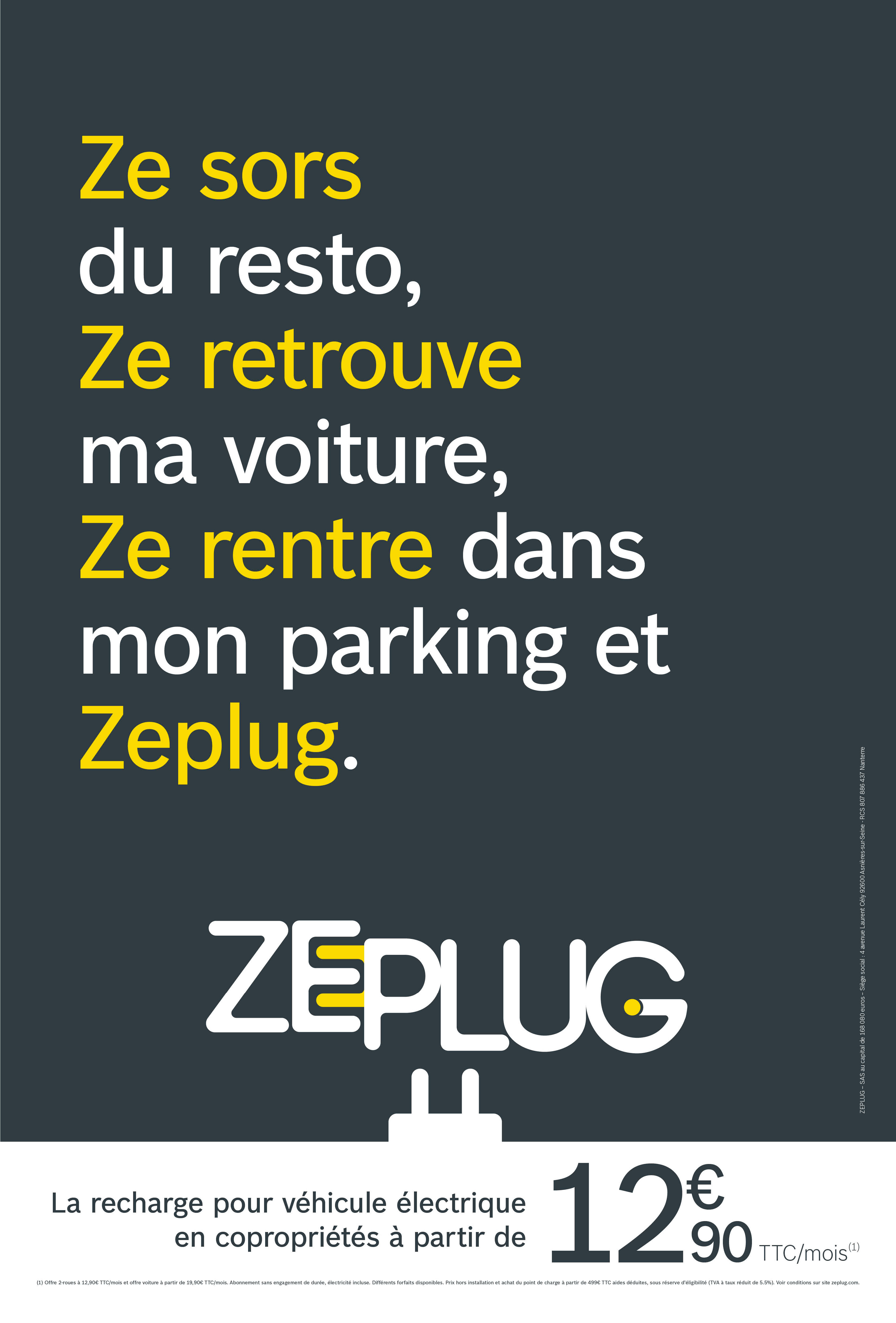 La start-up de recharge électrique Zeplug lance sa campagne de pub