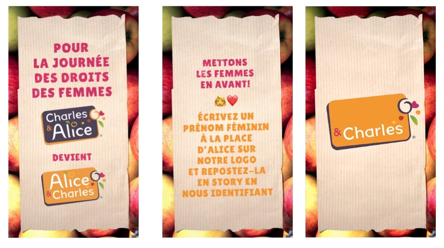 Journée des droits des femmes : Charles & Alice devient Alice & Charles