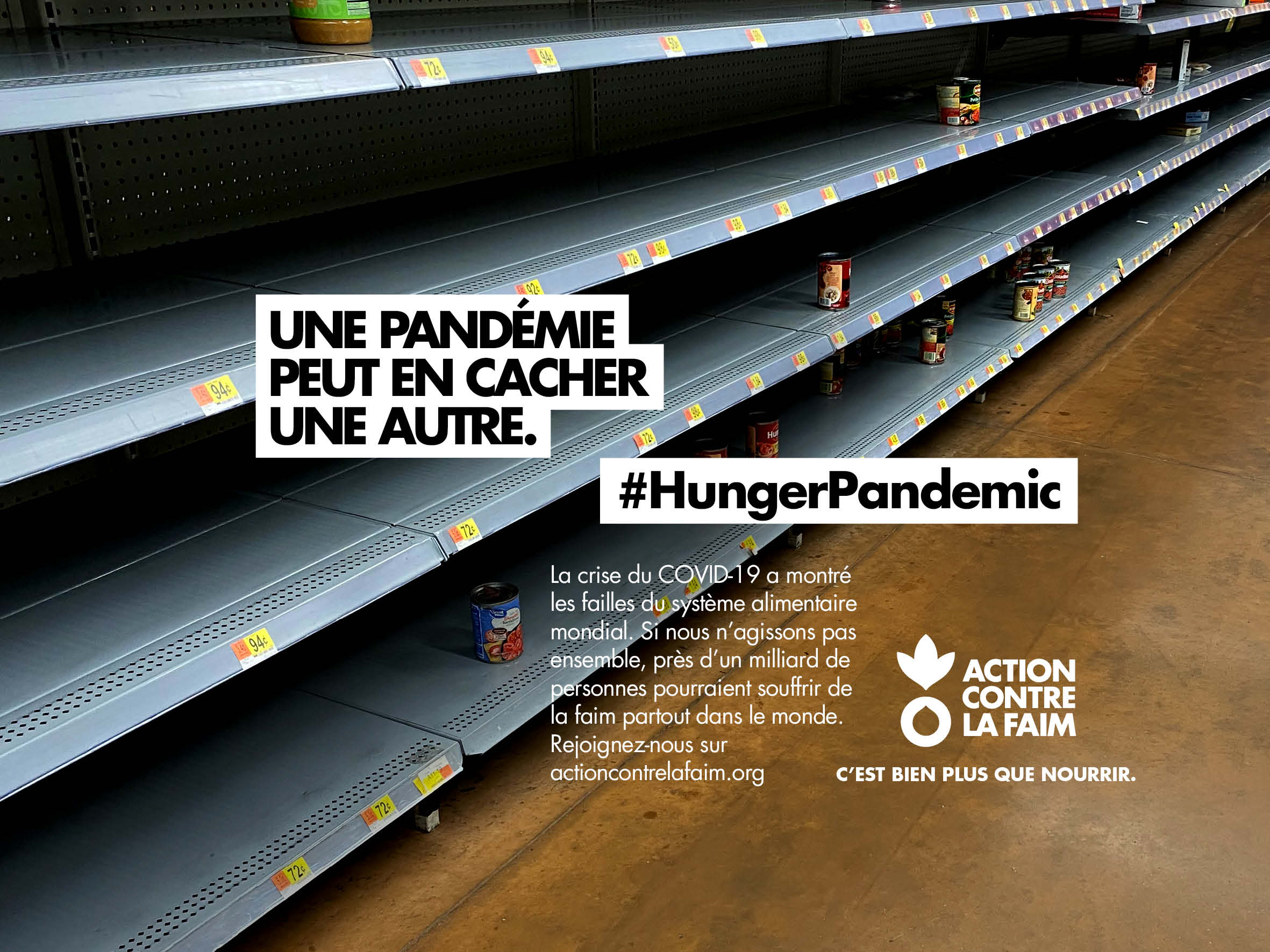 La Dernière Campagne Daction Contre La Faim Créée Avec Lagence Ddb