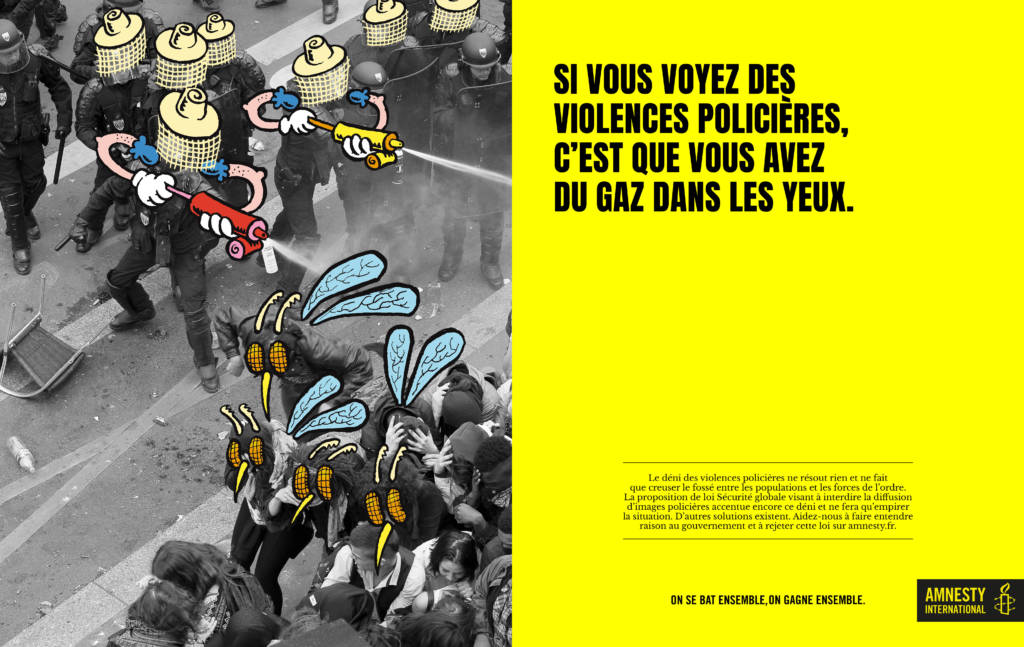 Amnesty International Dénonce Les Violences Policières Avec Ddb Paris