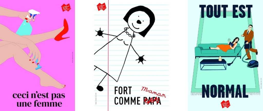 Campagne d'affichage des étudiants de l'ECV Paris contre les stéréotypes