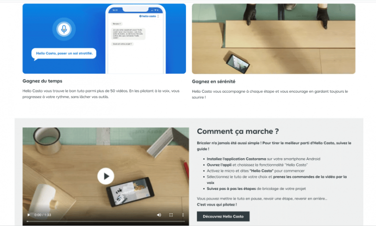 Hello Casto : Castorama lance son 1er assistant vocal du bricolage